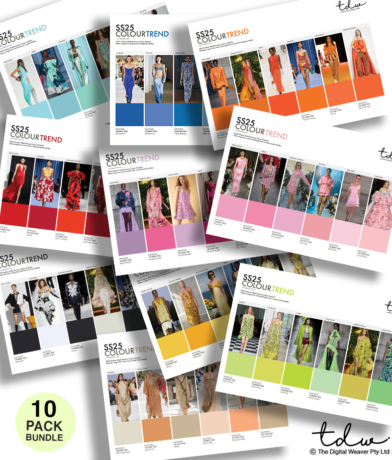 SS25 COLOUR ANALYSIS - DEEP DIVE - 10 PACK – The Digital Weaver