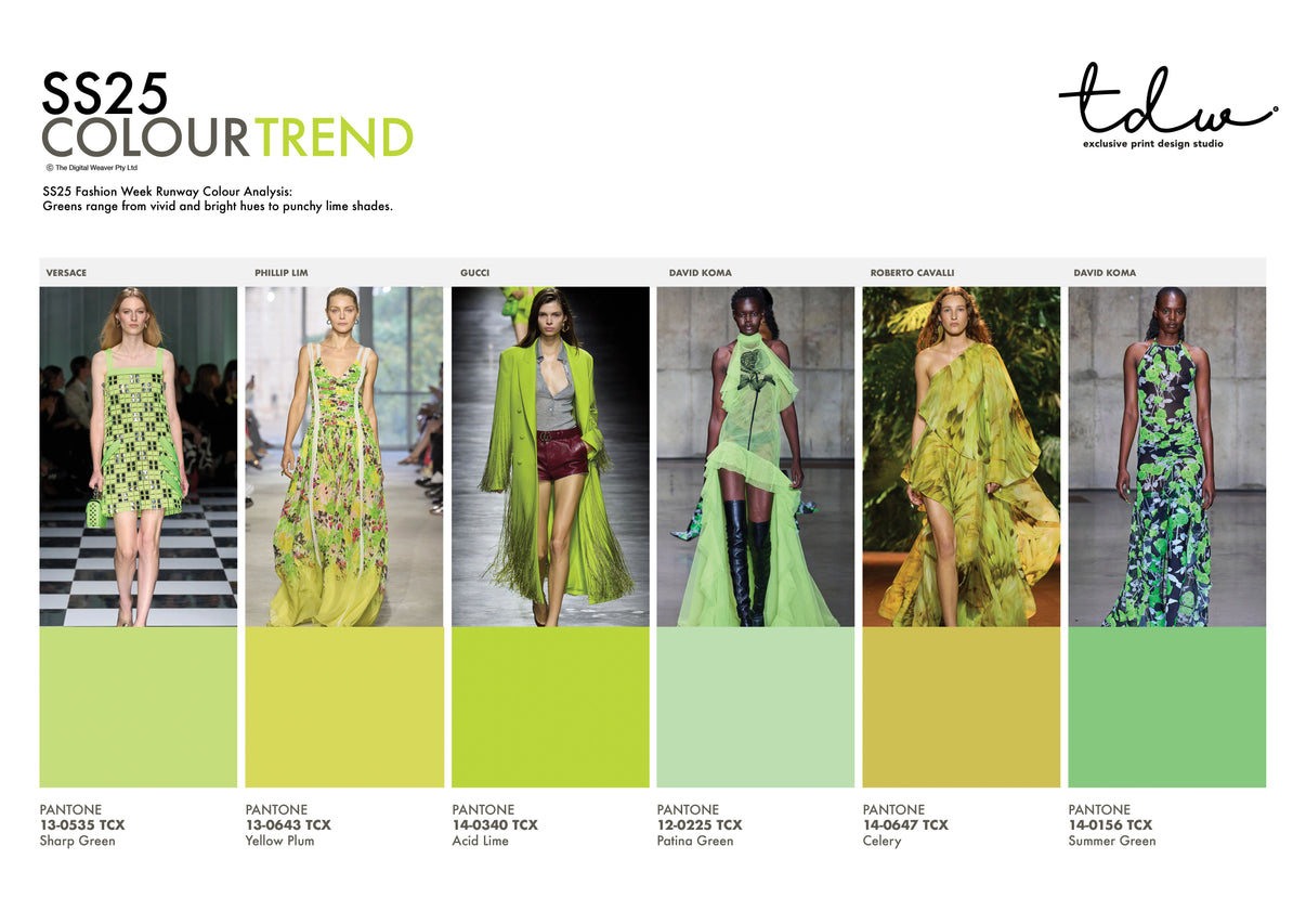 SS25 COLOUR ANALYSIS - DEEP DIVE - 10 PACK – The Digital Weaver