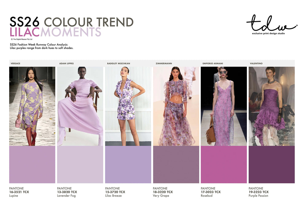 SS26 COLOUR ANALYSIS - DEEP DIVE - 10 PACK – The Digital Weaver