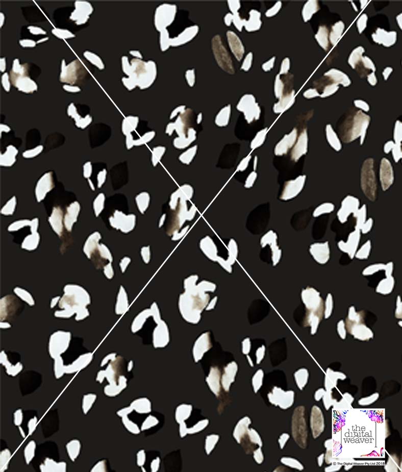 TDW3627_MT010 Wild Spot watercolor Markings Exclusive Print Design ...