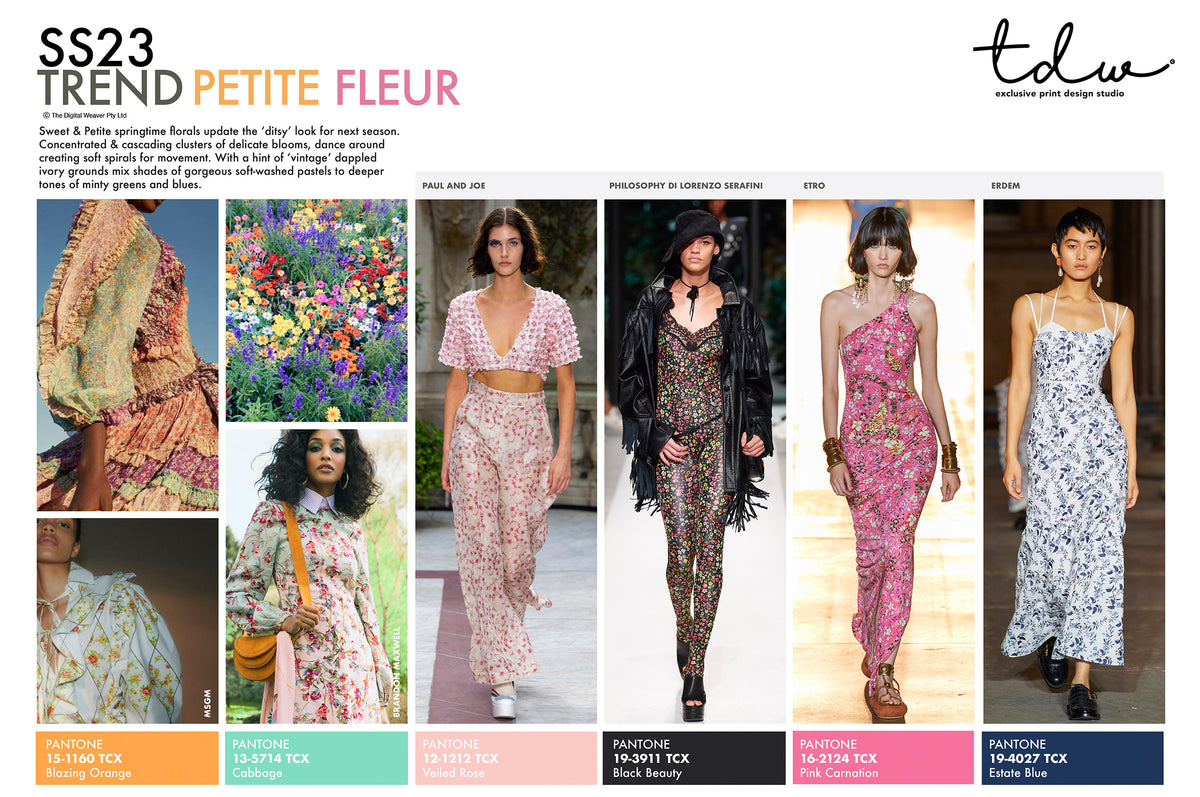 SS23 TREND Petite Fleur A3 Digital File – The Digital Weaver